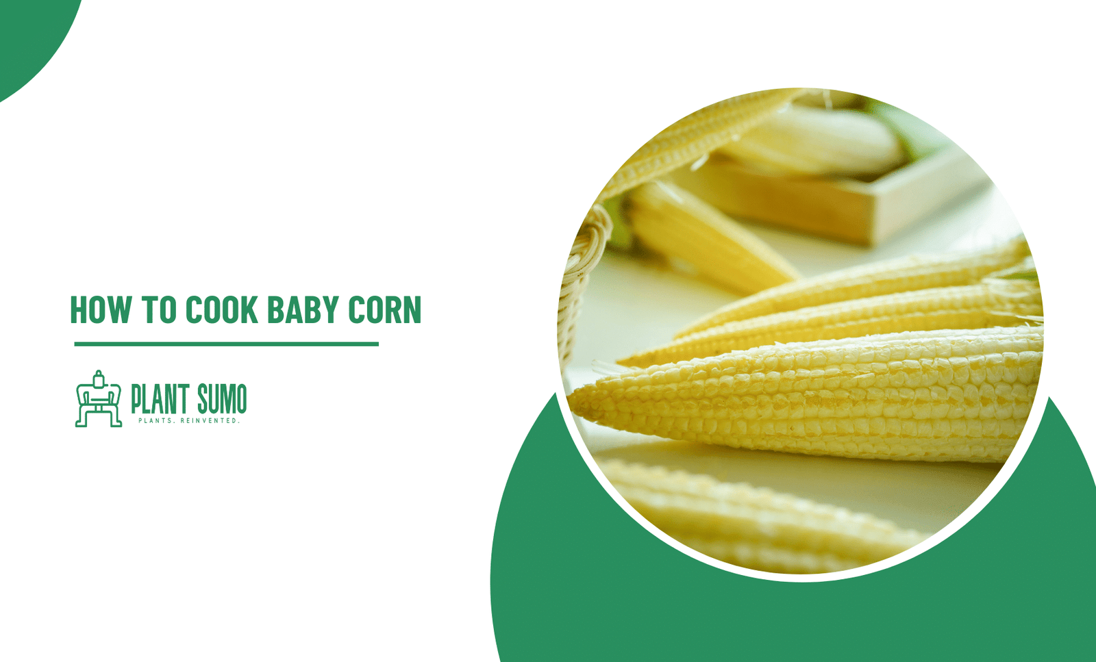 Baby Corn: How To Prepare | How to Cook Baby Corn